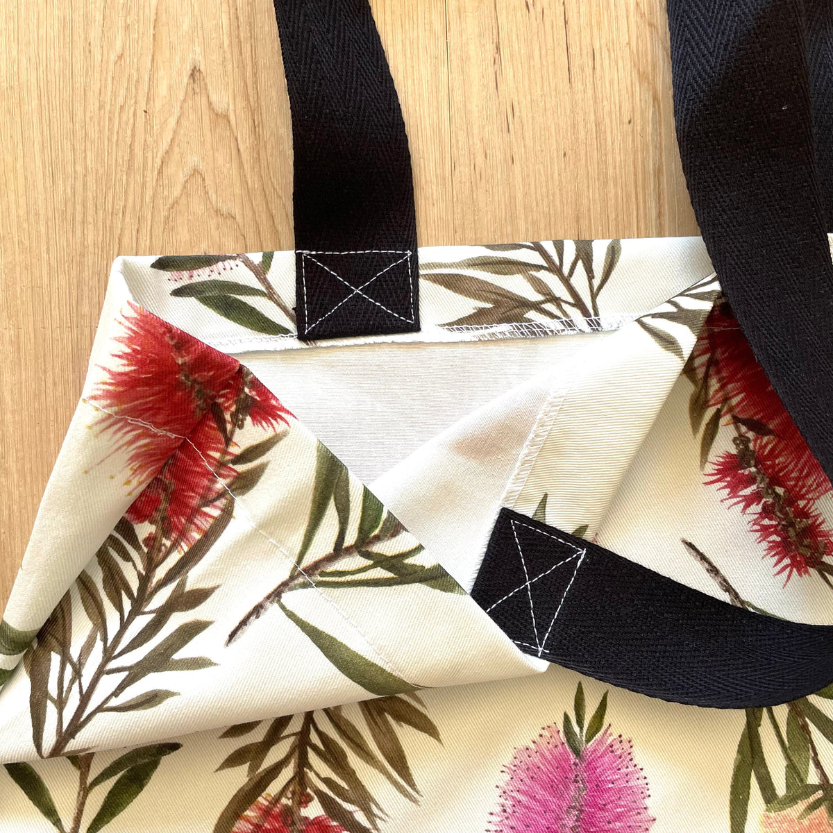 Scarlet Robin Tote Bag | Australian Made Gift | By Silken Twine